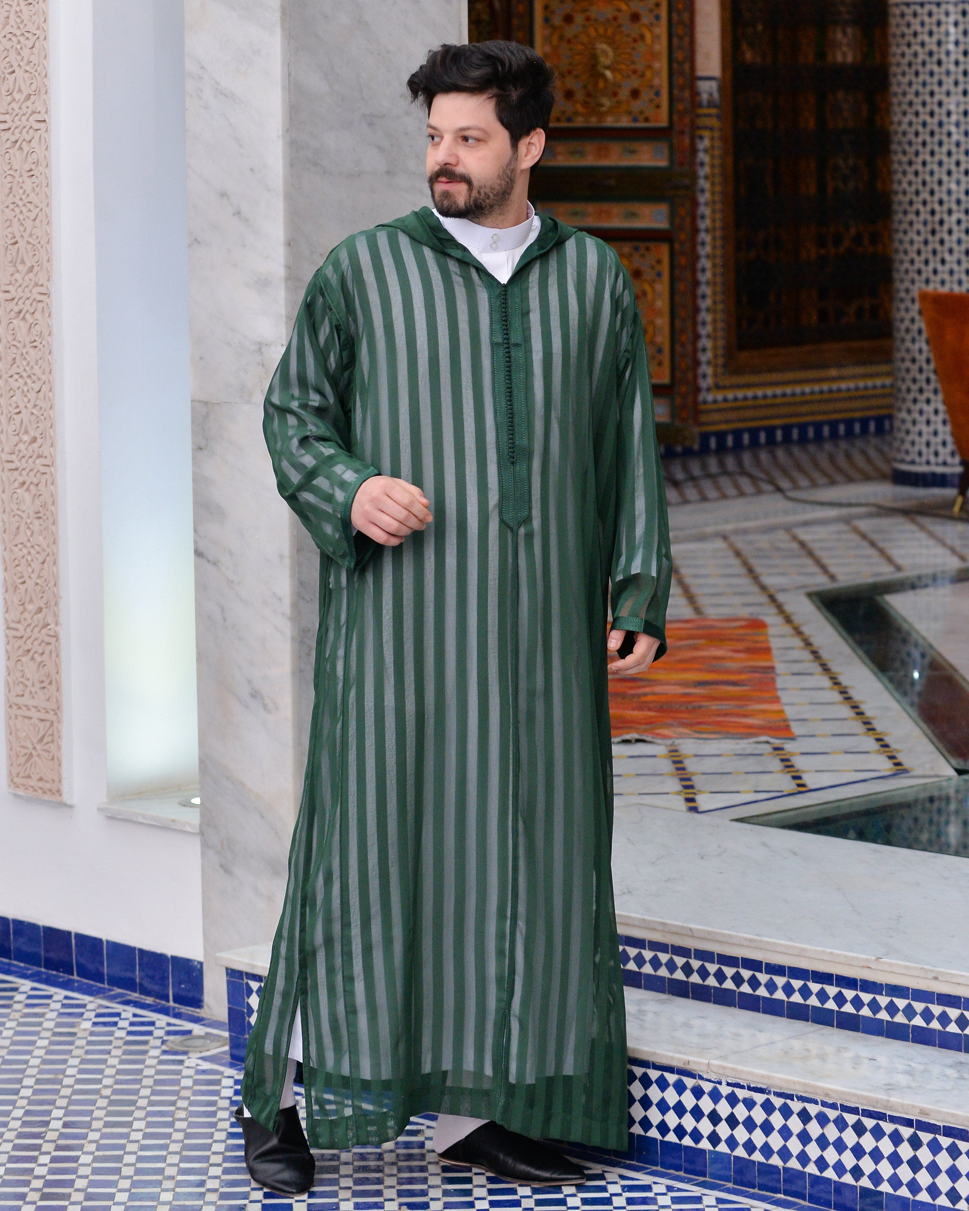 Black Djellaba | Black Moroccan Djellaba | Midnight Djellaba – newarabia